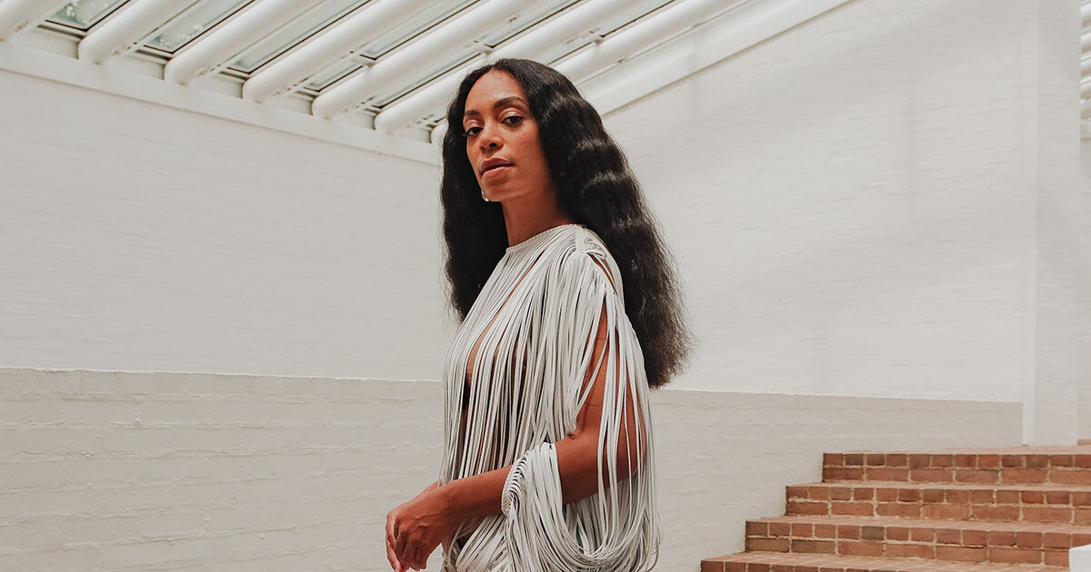 Solange Knowles wore Calvin Klein Collection to the Glass House summer ...