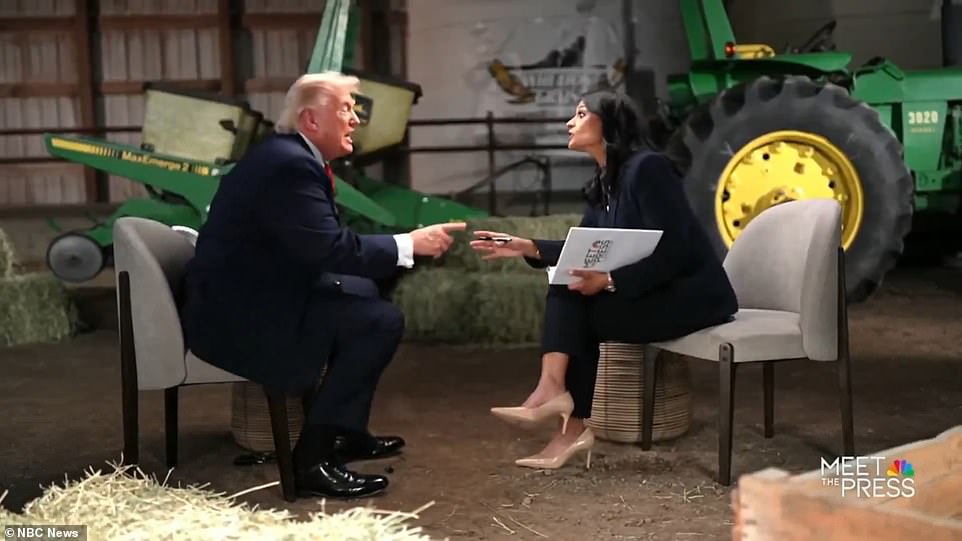 Jon Stewart slams NBC reporter after Trump storms out of interview