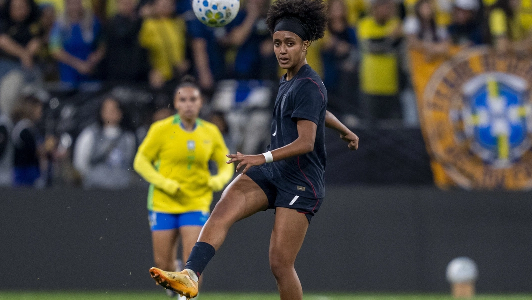 USWNT ends long Brazil drought in red-card chaos