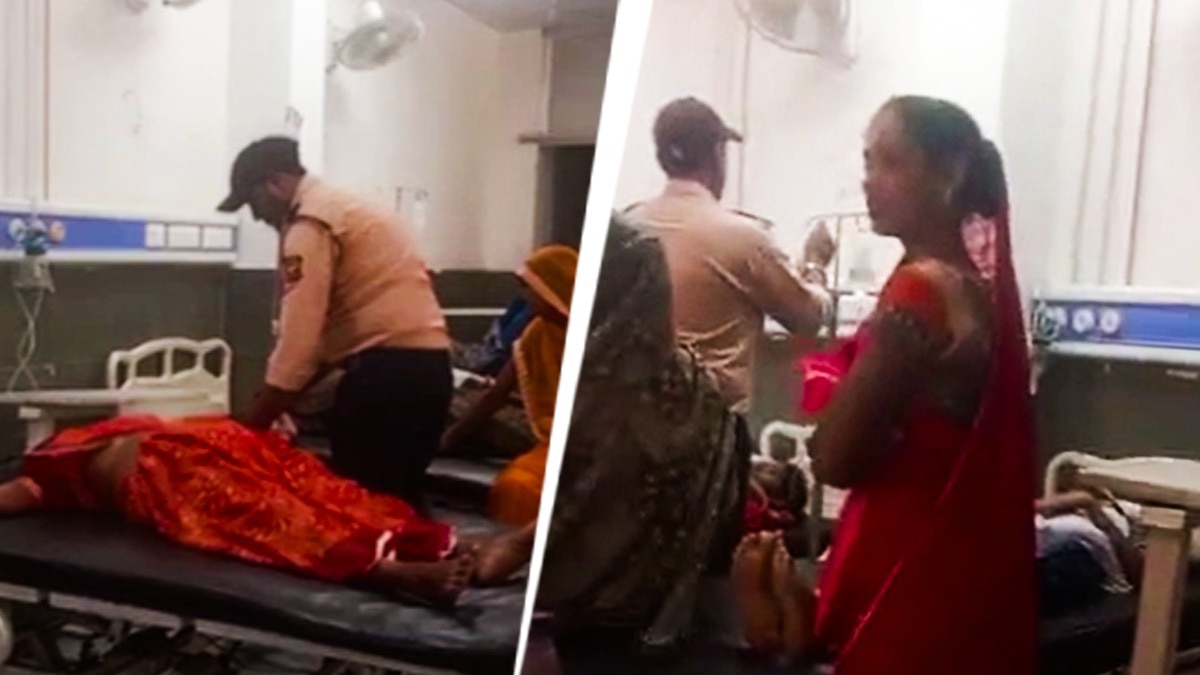 Video: Security guard seen administering IV drips at Madhya Pradesh ...