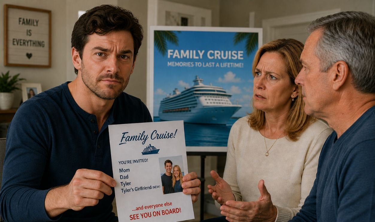 My parents invited my brother's new girlfriend on our family cruise ...