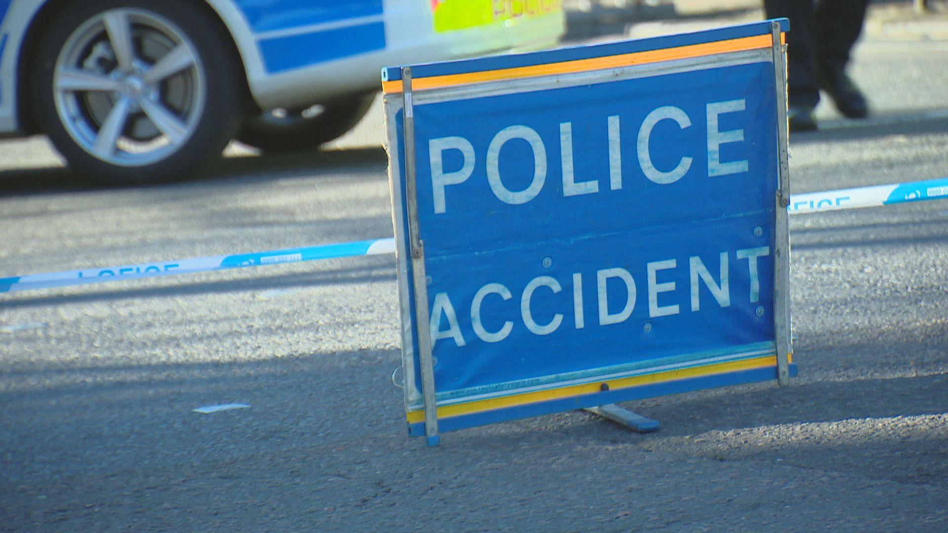 Biker hurt in crash with police car near Erskine Bridge