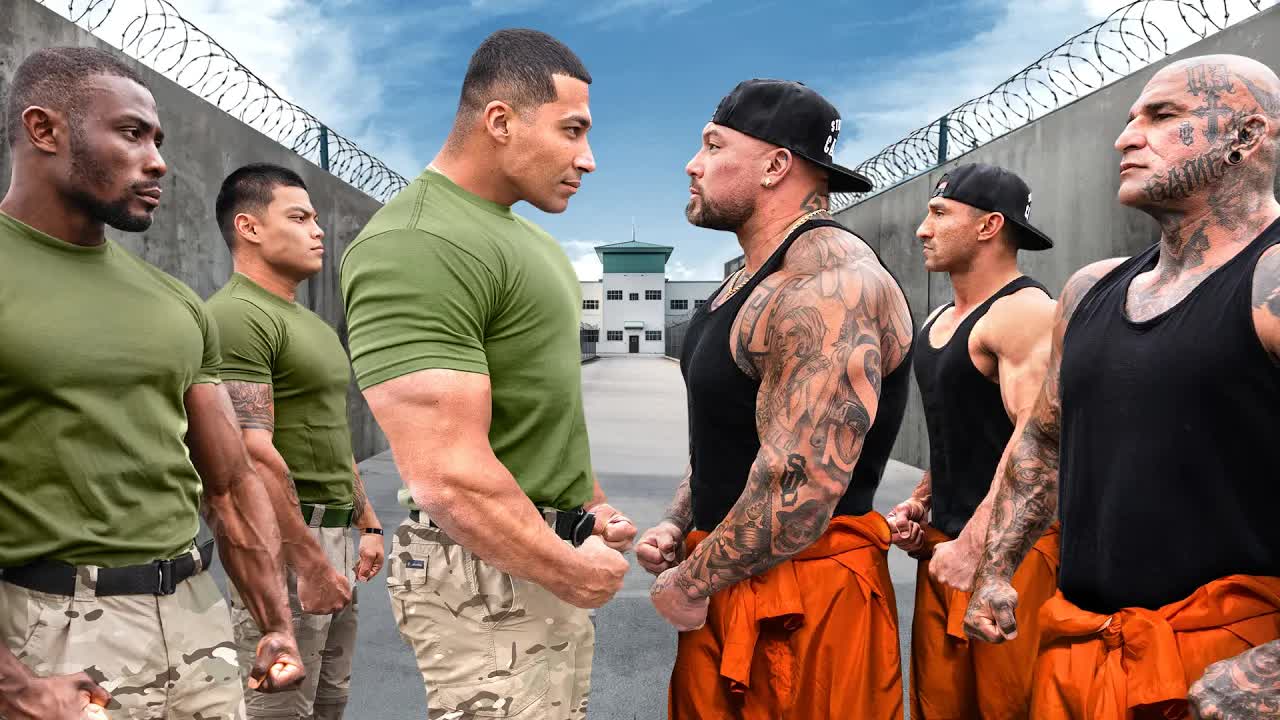 Watch what happens when marines face ex-convicts