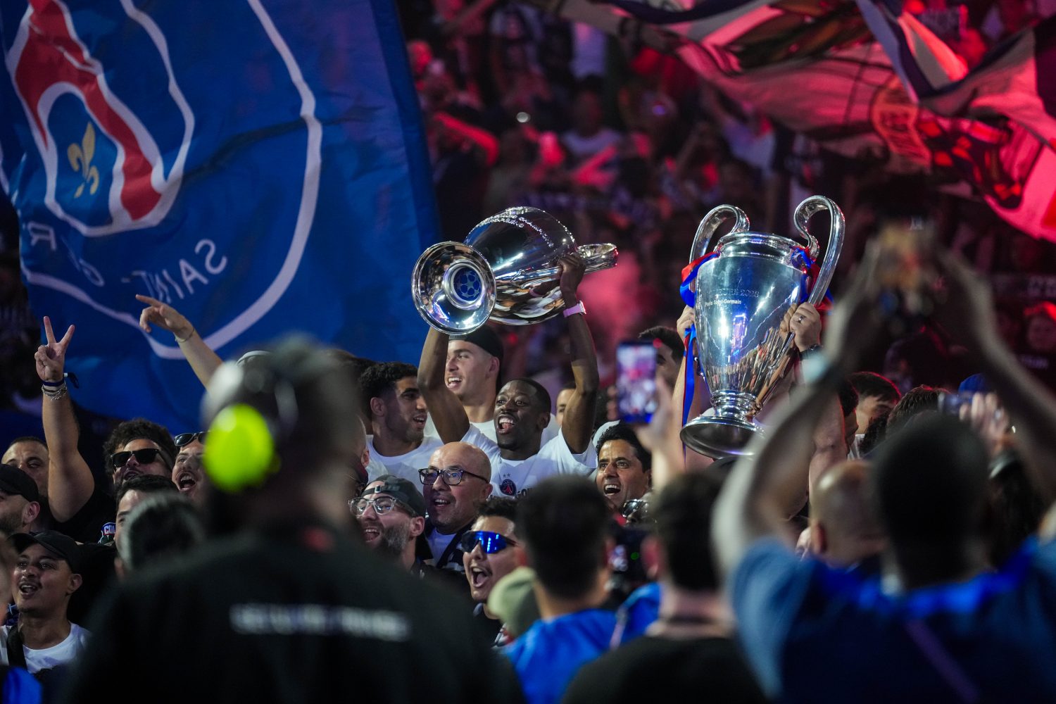 PSG’s two Champions League trophies will soon be on display at the Parc ...