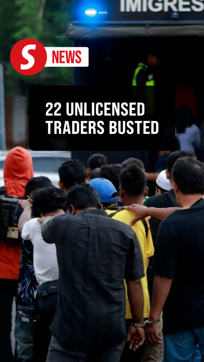 Authorities seize goods from 22 unlicensed traders, detain 16 in Pudu ...