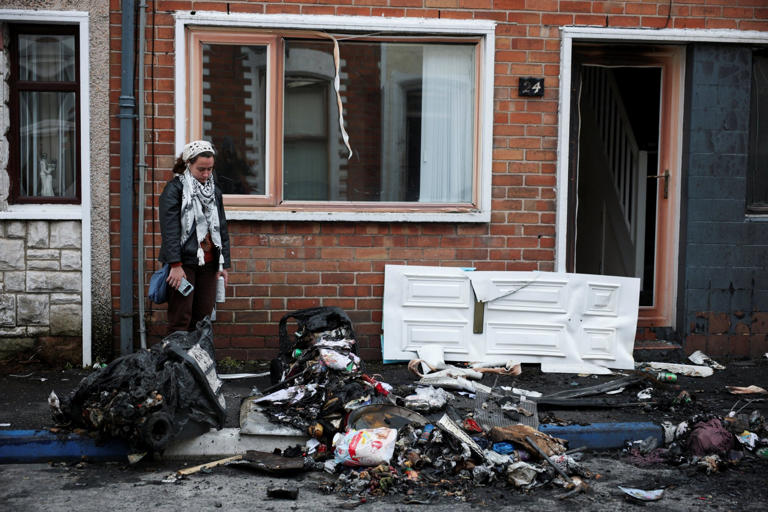 Man whose house was torched in Belfast riot watched in horror as late ...