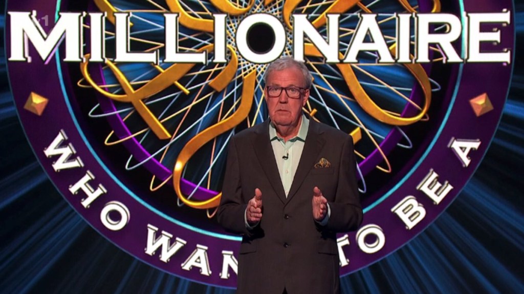 Jeremy Clarkson apologises for tricky Who Wants To Be A Millionaire ...