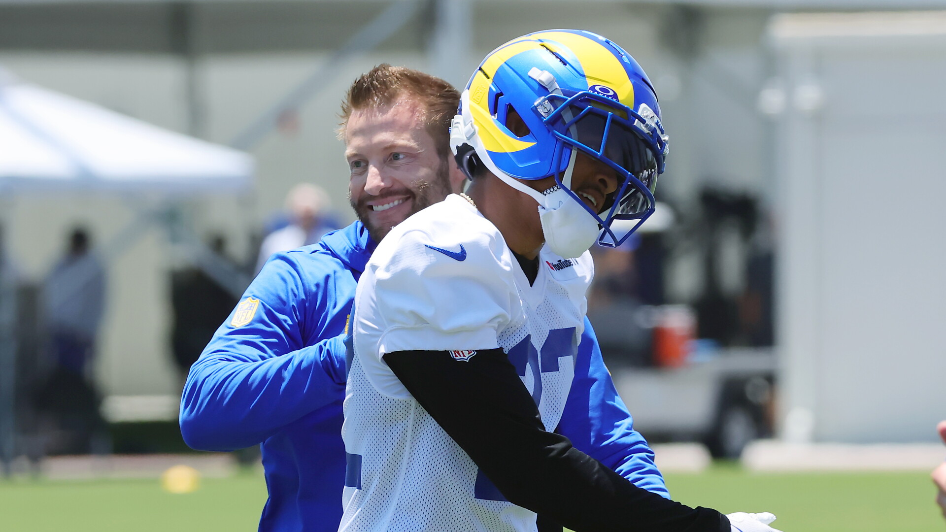 Sean McVay: I've seen improvement at OTAs, but it isn't real football ...