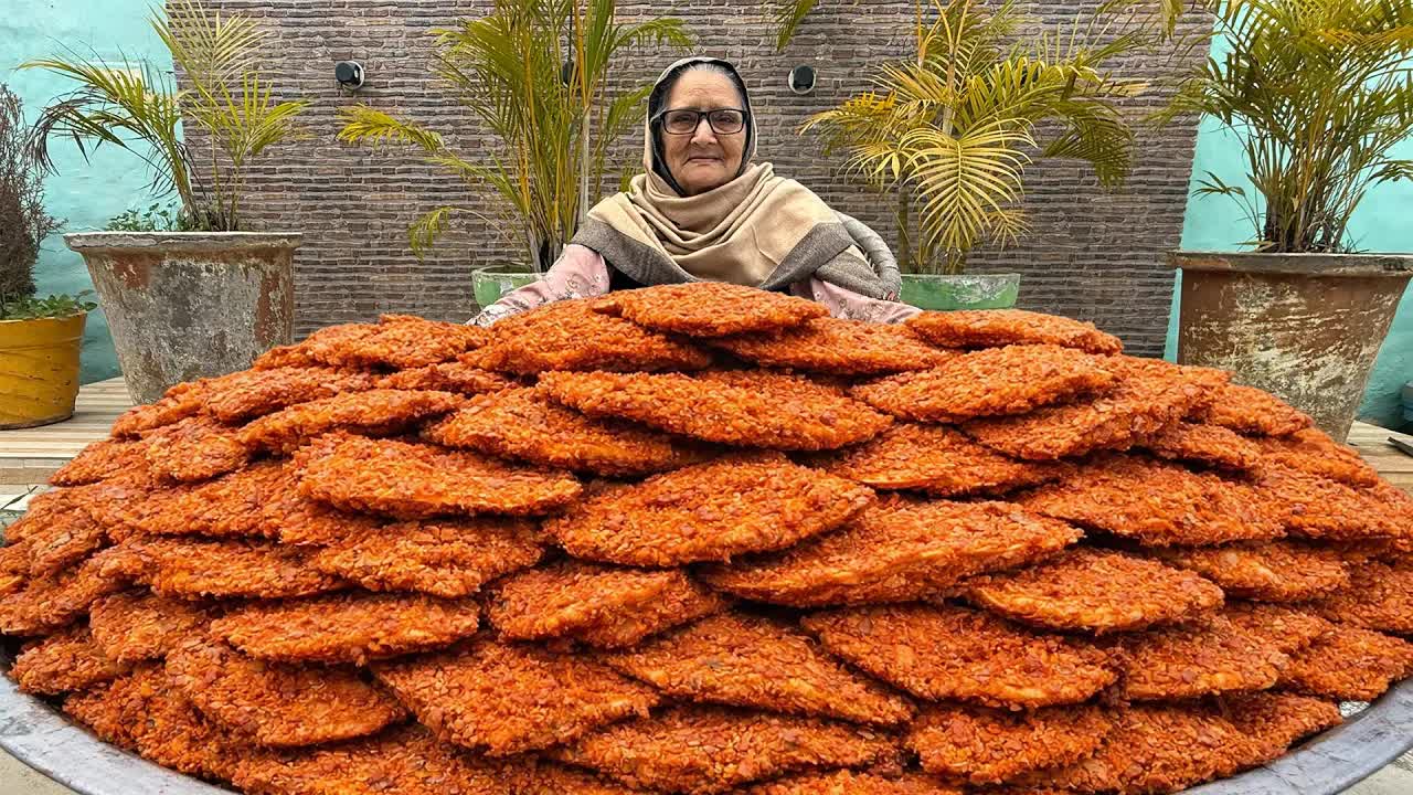Authentic Indian village snack prepared from scratch