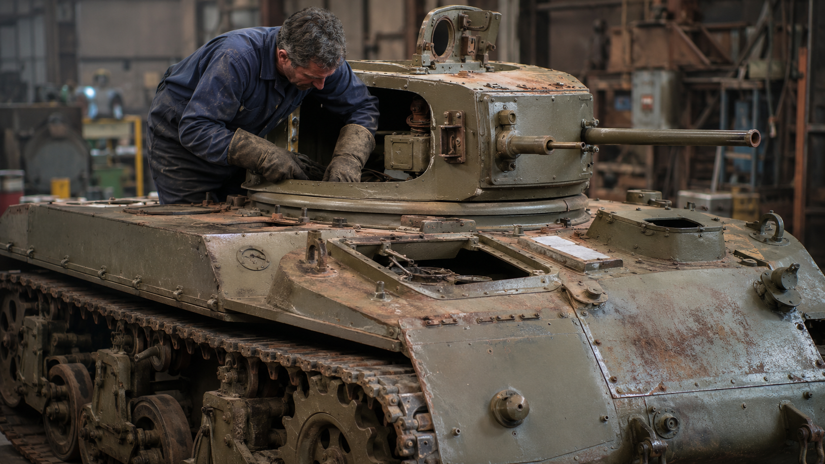 M3A1 Stuart tank restoration hits a major breakthrough