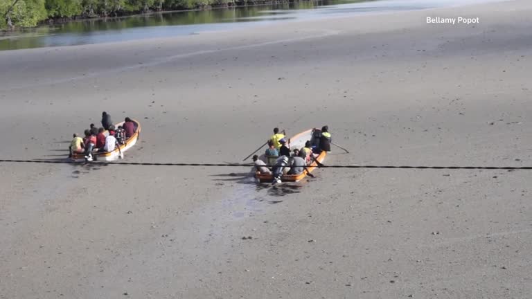 Undersea eruption pumice blocks boats in Papua New Guinea