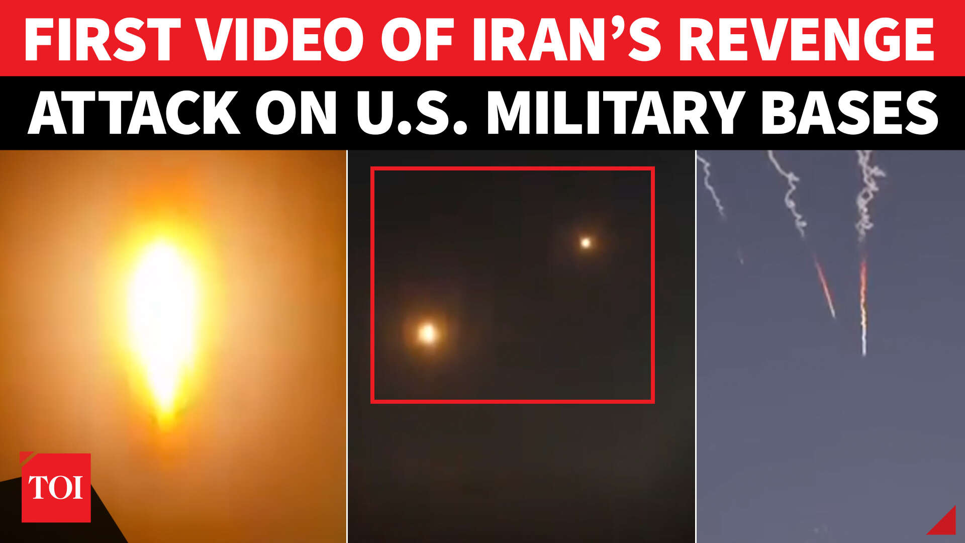 First video: Iran rains down deadly missiles on US bases in Mideast ...