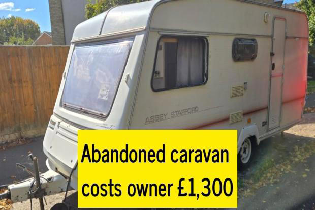 Woman refused to remove caravan from road resulting in large fine