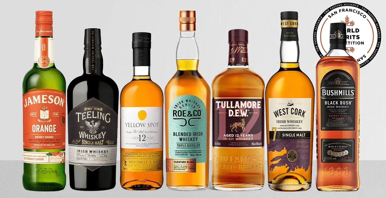 Every award-winning Irish whiskey from the San Francisco World Spirits ...