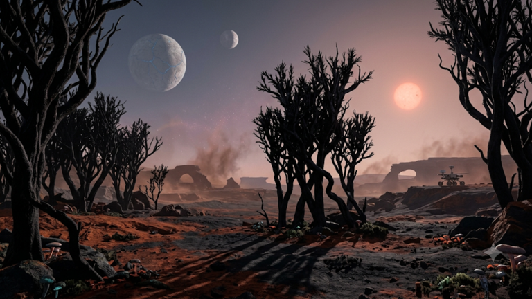 Black trees on alien planets: Scientists say worlds with two suns could ...