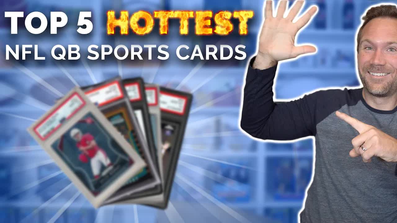 Top 5 hottest NFL QB sports cards 🔥🏈