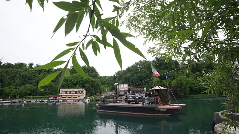 Lombardy's 'Leonardo ferry' has carried commuters for 500 years