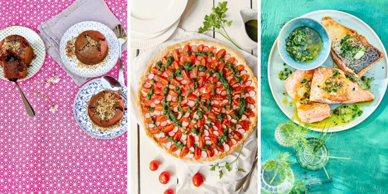 Menu du jour : tarte, saumon et dessert chocolaté le 10 juin 2026