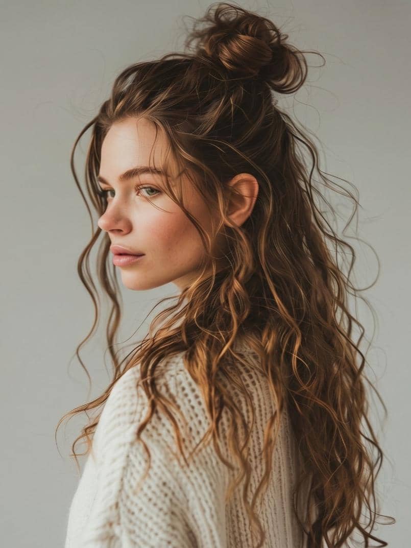7 inspirasi model rambut keriting wanita yang fresh dan stylish