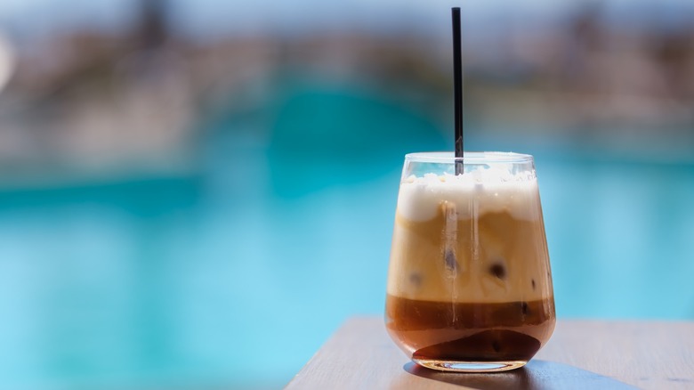 Freddo cappuccino is the iced, Greek version of the coffee drink