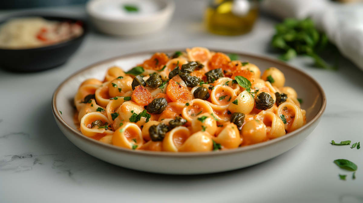 Schmeckt nach Urlaub: Koche Nudeln mit Knoblauch-Paprika-Soße