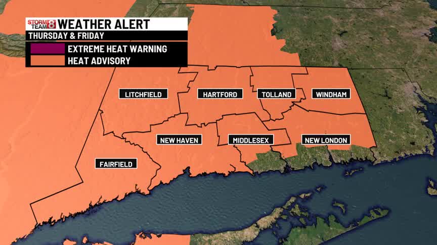 Hot & humid weather on the way
