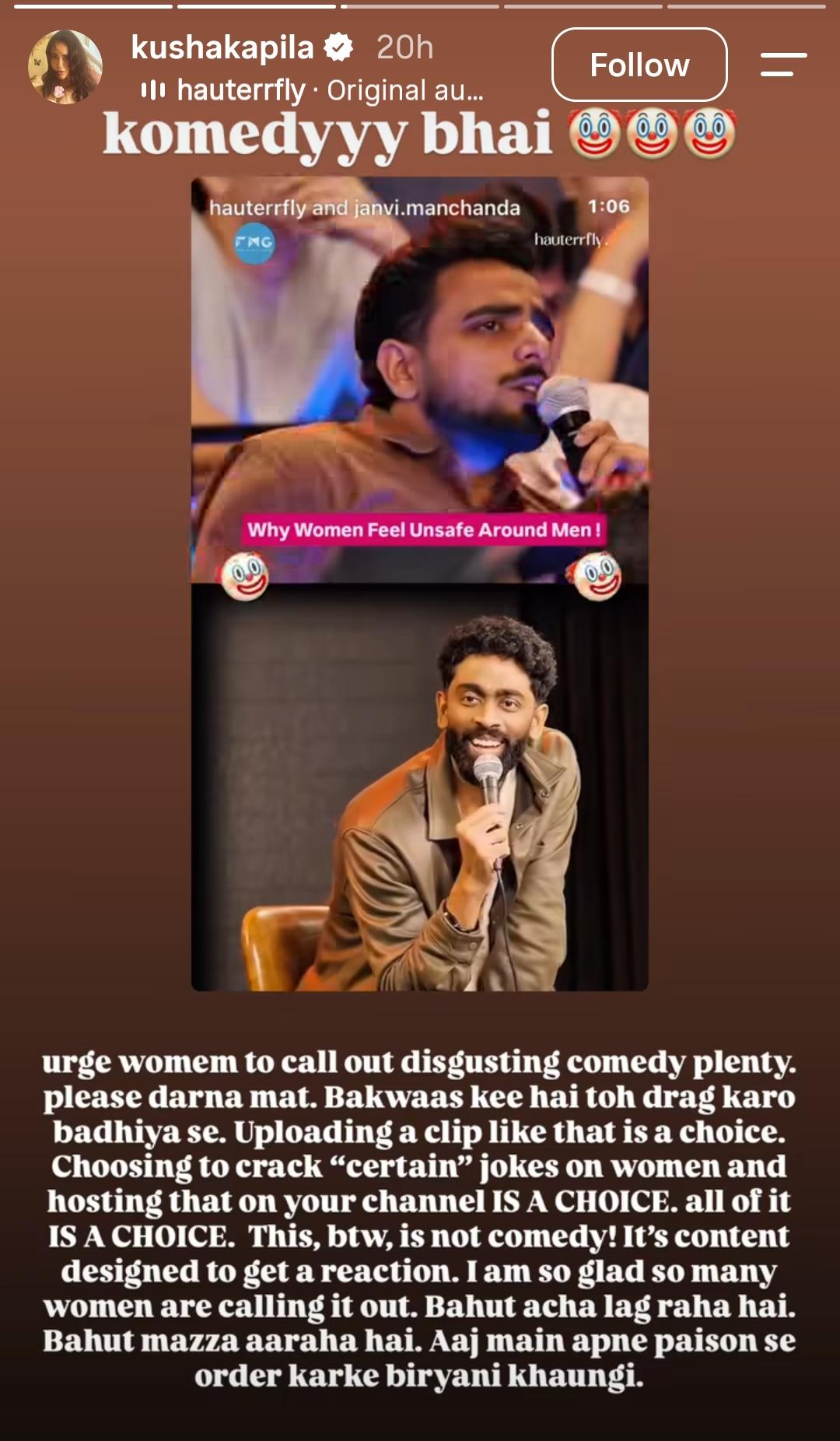 Kusha Kapila and Dolly Singh slam 'Rs 370 ki biryani' clip from ...