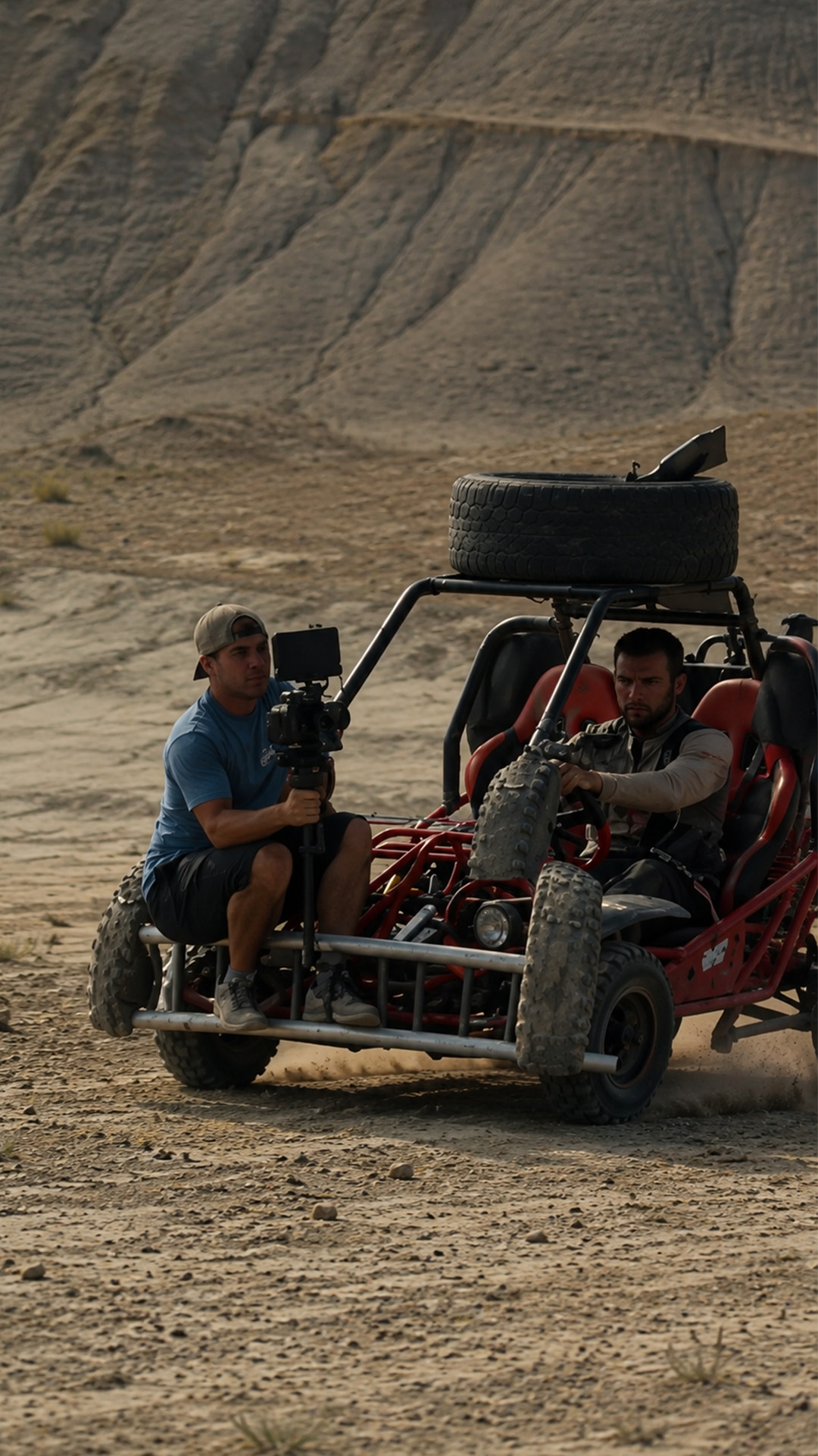 The challenge of filming from a small off-road vehicle