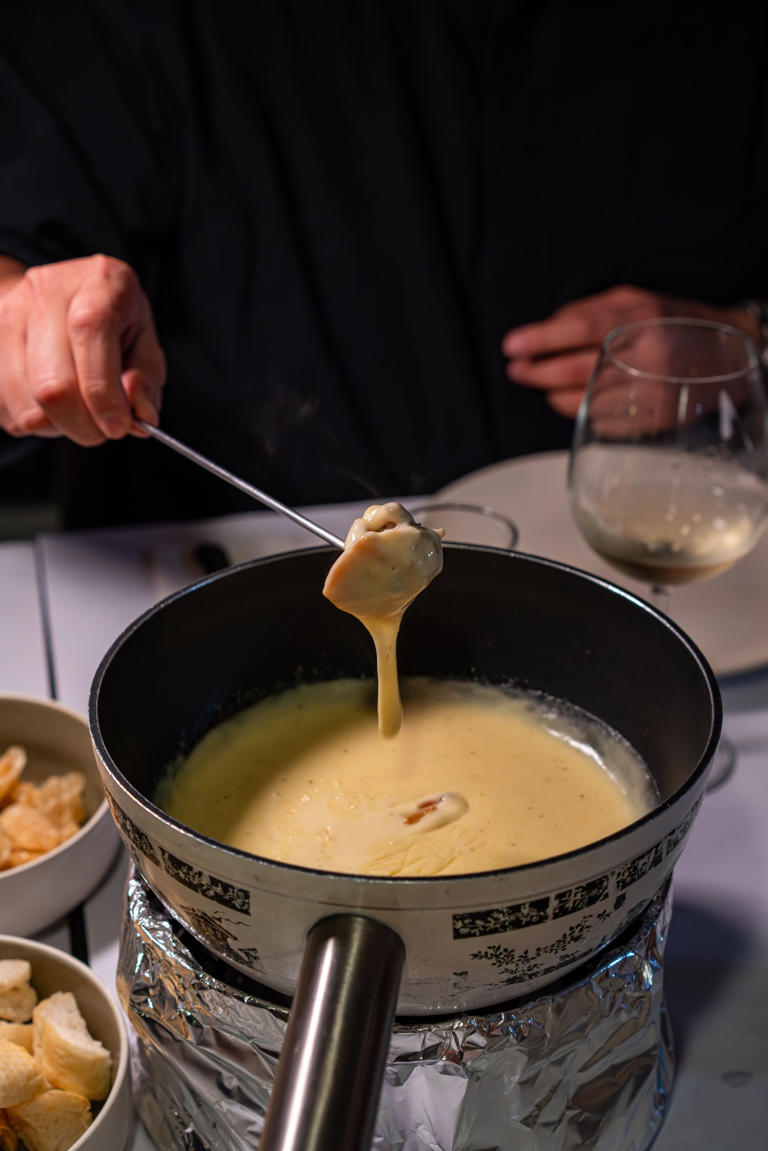 When lechon met fondue