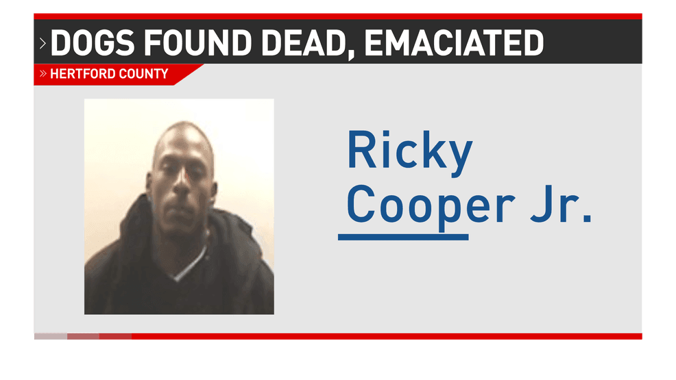 Hertford County man charged after dead, emaciated dogs found