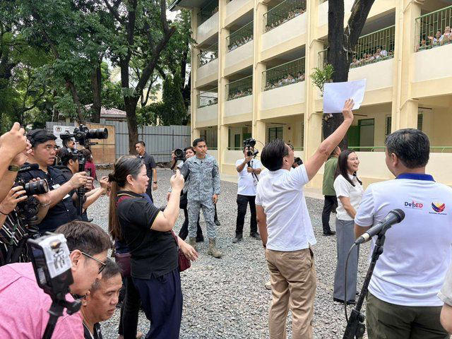 QC school building that caught fire a day before 2025 class opening now ...