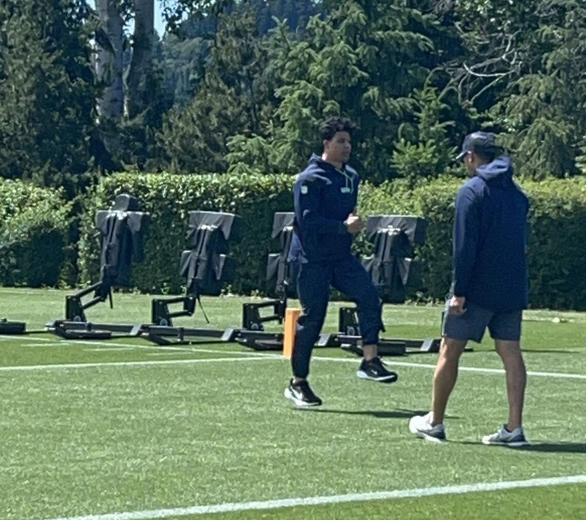 Seahawks minicamp: Zach Charbonnet surprise, the full Devon Witherspoon ...