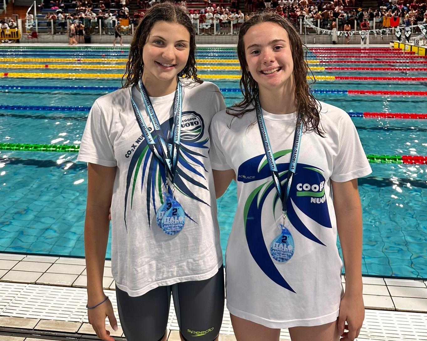 Nuoto. Garavini, Bravi, Barozzi e Casetti da podio al trofeo Nicoletti
