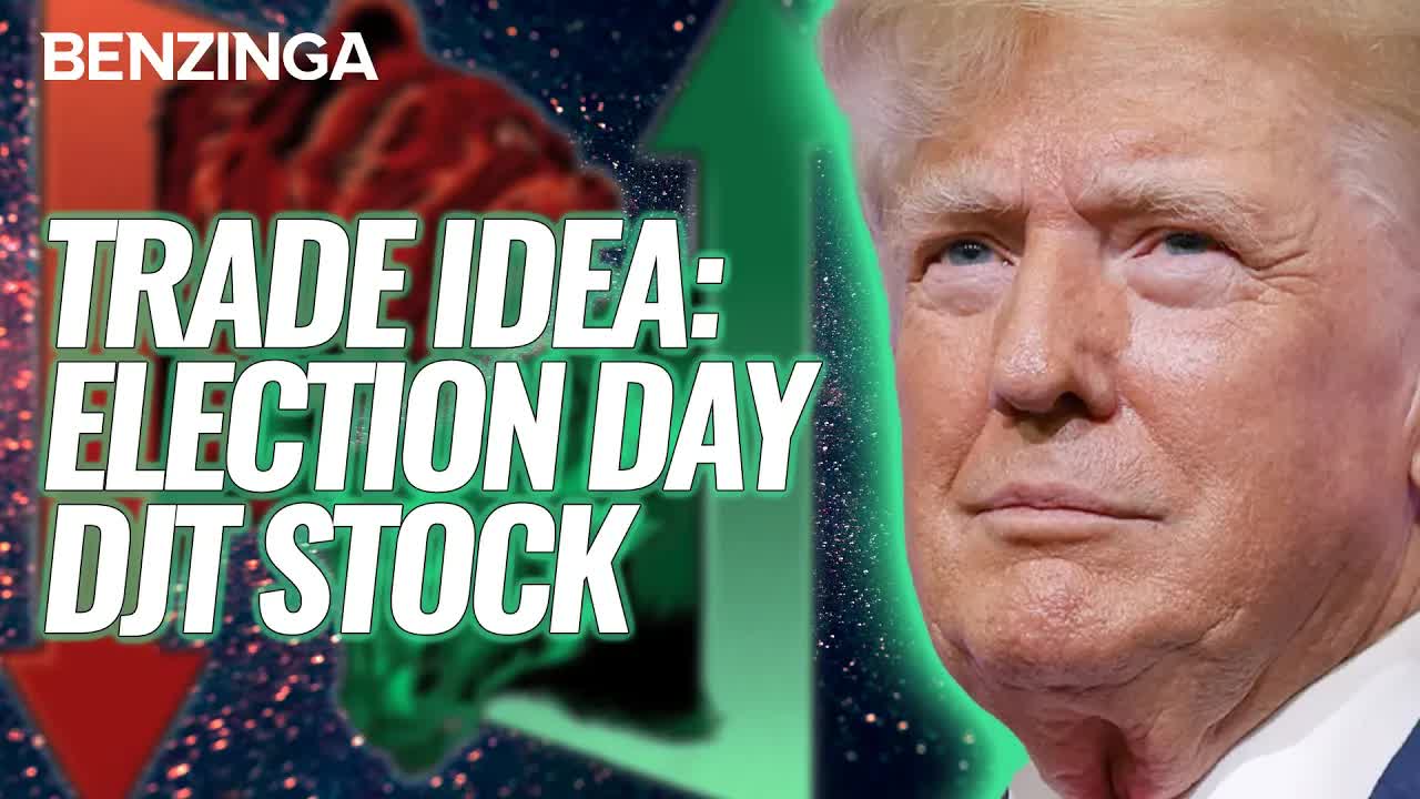 DJT stock trade idea ahead of Election Day