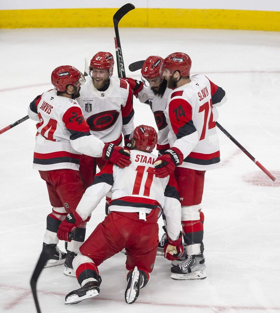 Canes claw back for 5-3 win in Las Vegas during Stanley Cup Game 4 ...