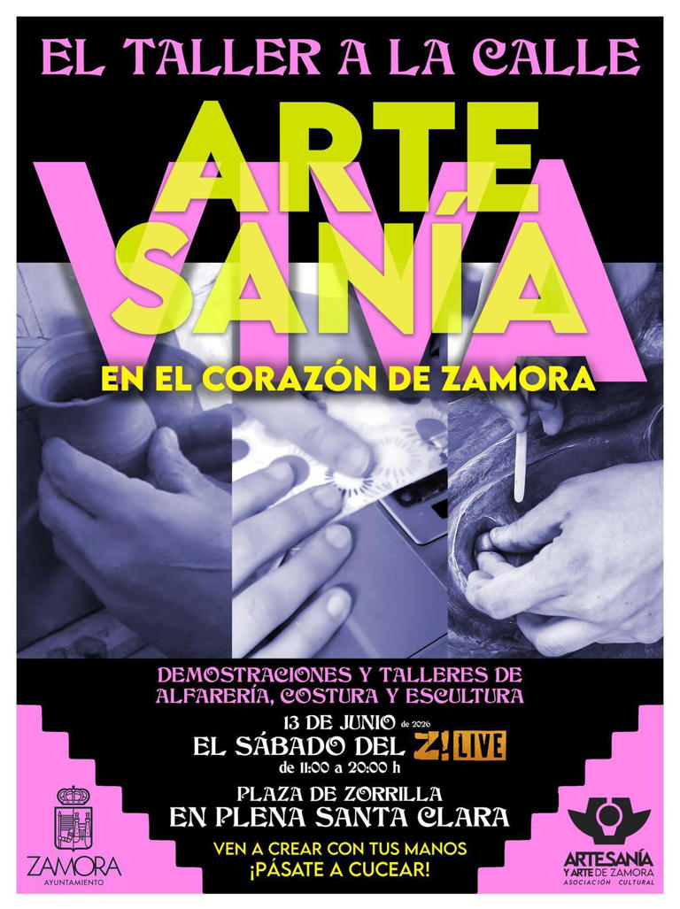 Zamora saca el arte a la calle con demostraciones de alfarería, costura ...