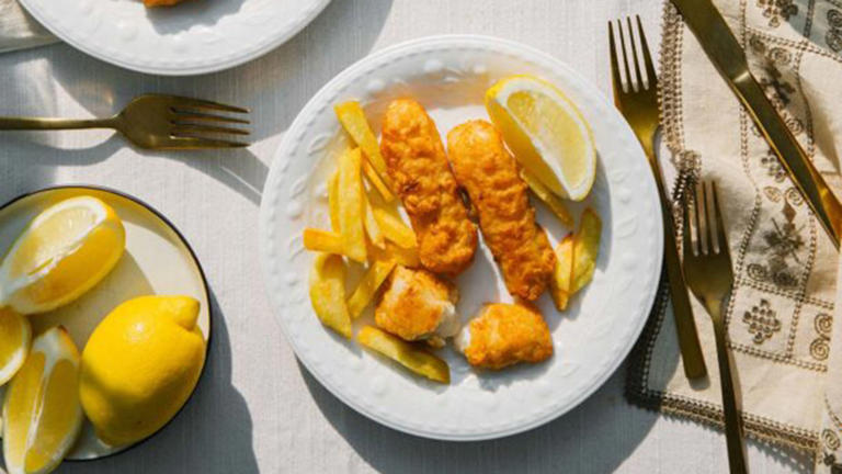 Fish sticks σπιτικά, με κρούστα παξιμαδιού – αμυγδάλου