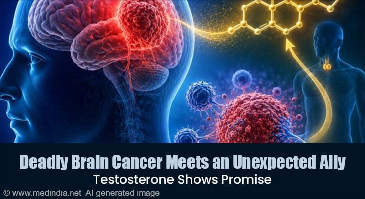 Could testosterone improve survival in brain cancer patients?