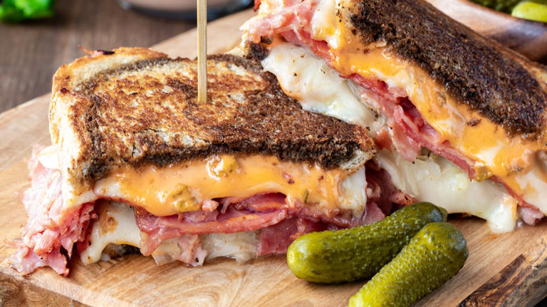 Blue cheese is the tangy ingredient that will upgrade your Reuben sandwich