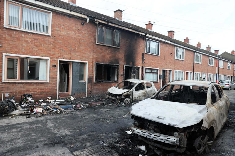 Pictures: Clean-up begins this morning after 'family homes and ...