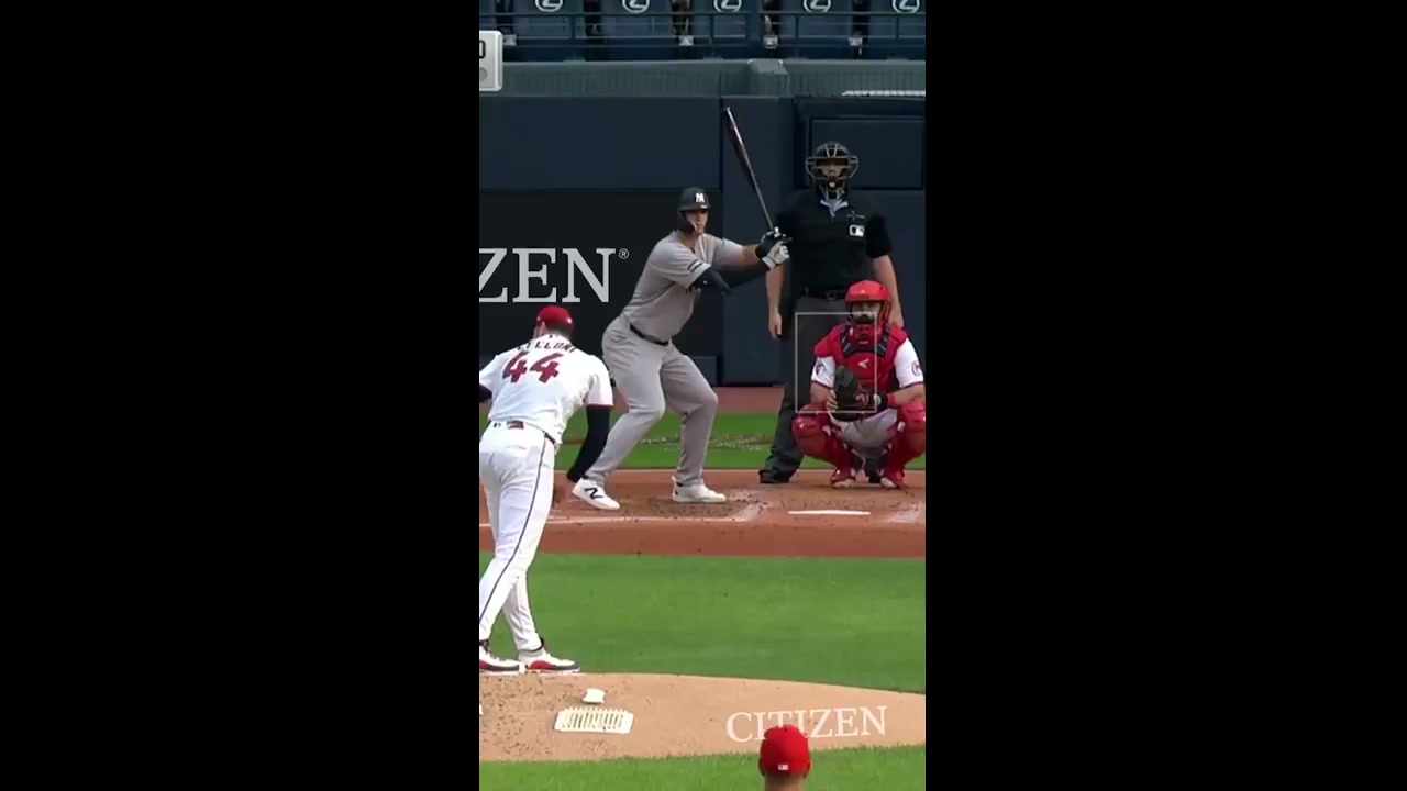 Spencer Jones hits a 443ft shot to dead center field for his first big ...