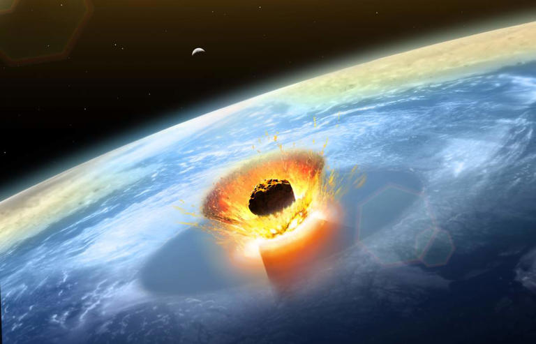 Asteroid that killed the dinosaurs helped microbial life flourish for ...