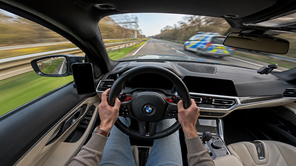 BMW M3 stage 2 a tutto gas sull'autobahn