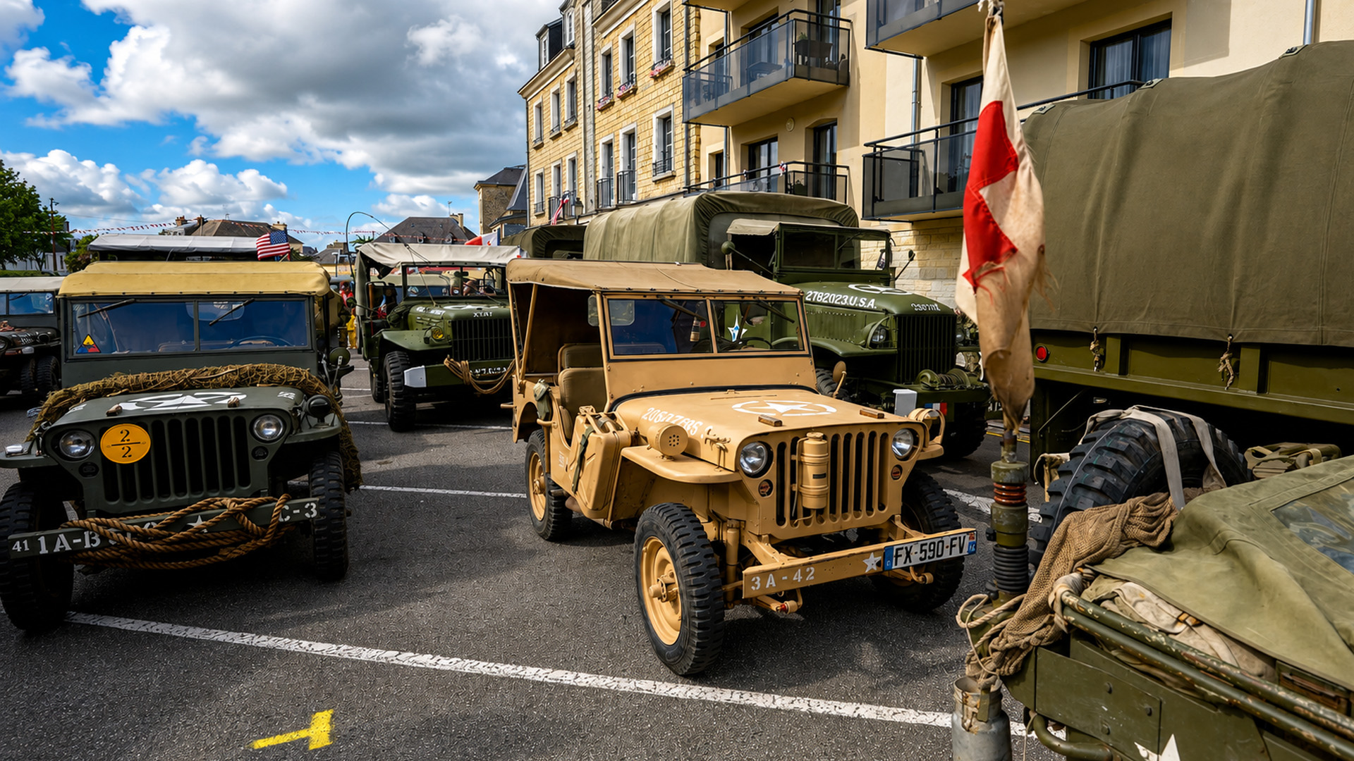 Discover legendary WWII vehicles in Carentan les Marais (4K)