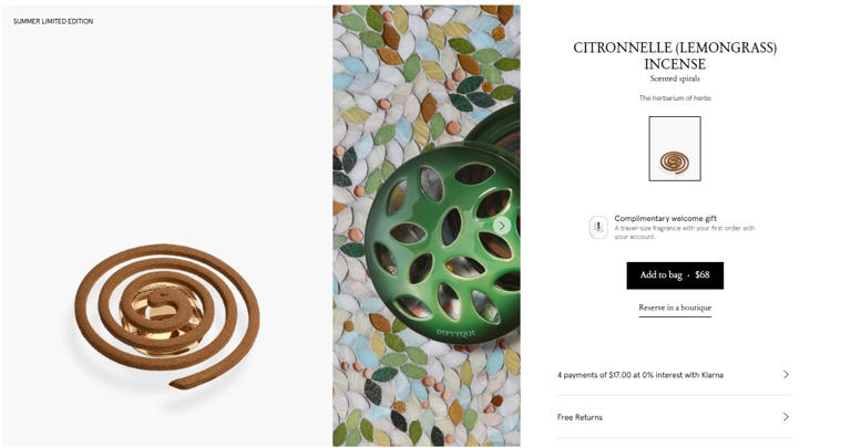 French luxury brand Diptyque's ₹6,500 scented spirals remind desi ...