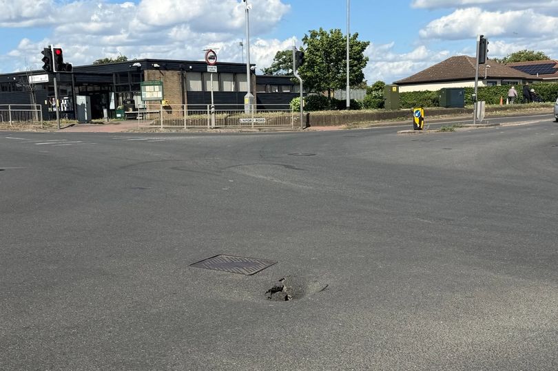 'Sinkhole' causing disruption on Essex road