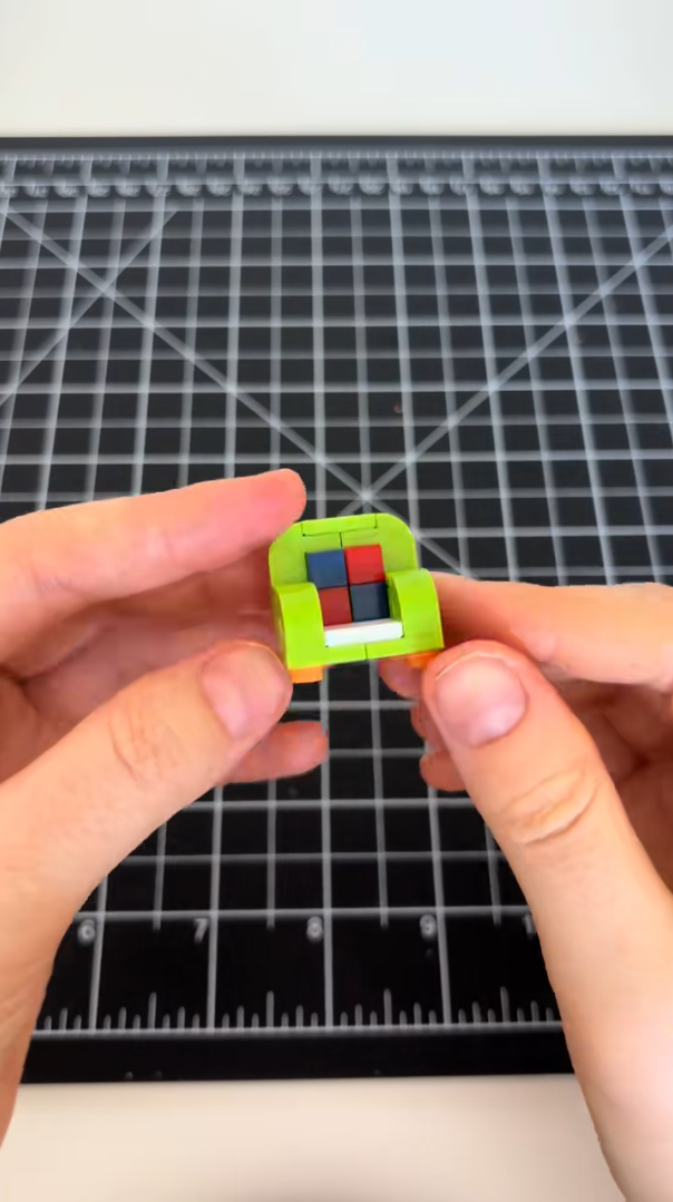 Mini sofa Lego build tiny DIY household furniture creation