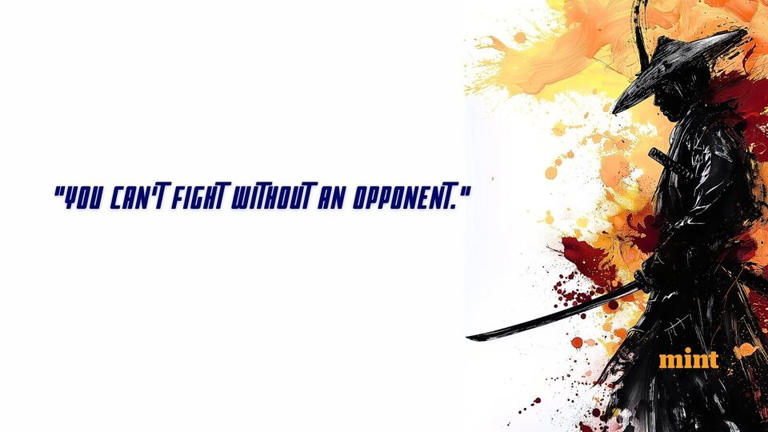 Japanese proverb of the day: 'You can't fight without an opponent ...