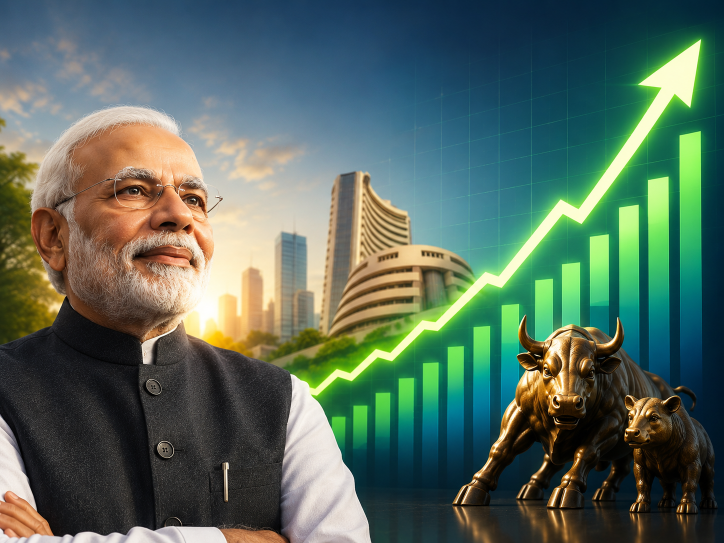 How Sensex, Nifty rallied 200% under PM Modi's record-breaking tenure