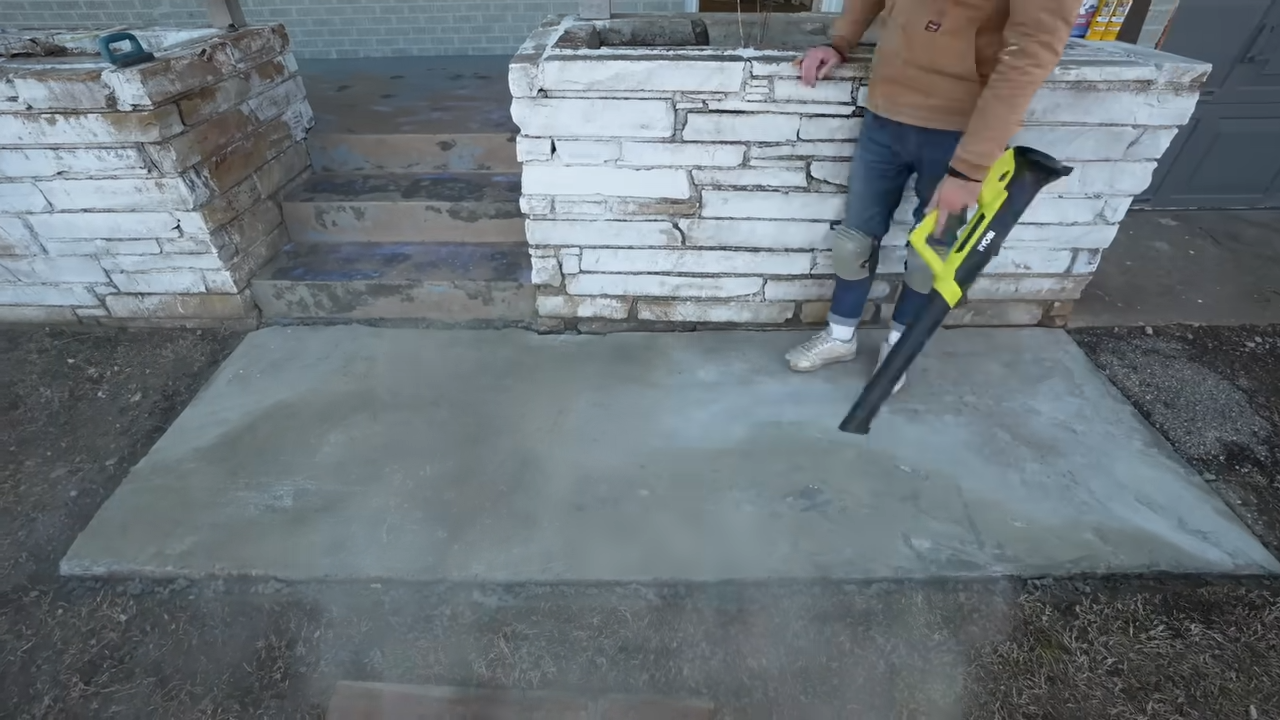 This old sidewalk was ugly - here’s how I brought it back
